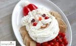 Santa Cheese Ball Recipe | Christmas Party Appetizer