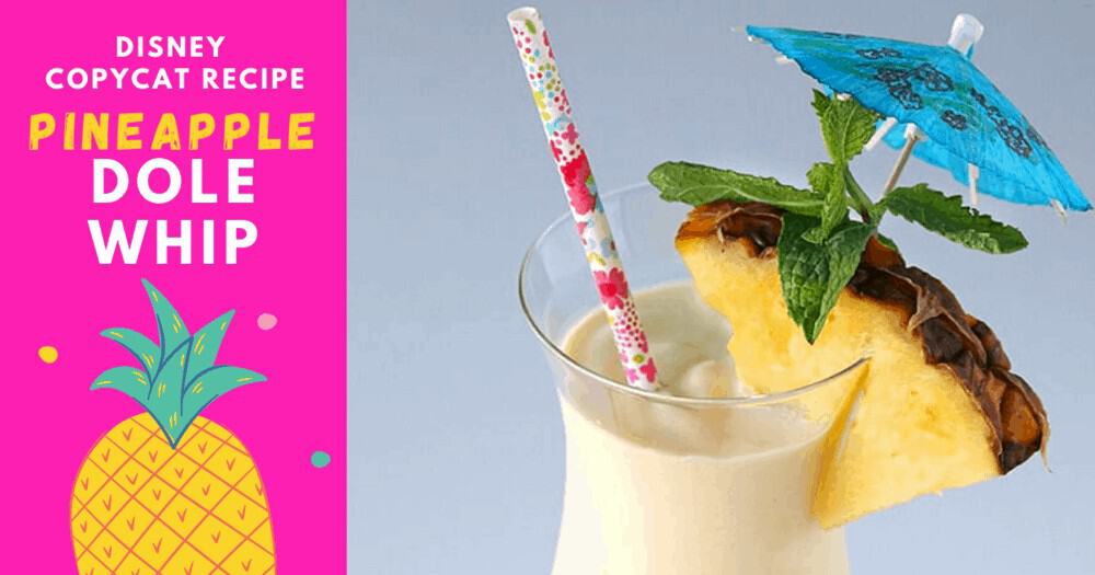 Easy Pineapple Dole Whip - Disney Copycat Recipe with Coconut Rum