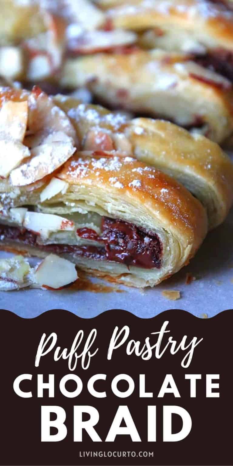 Chocolate Braid Recipe - Easy Puff Pastry Dessert