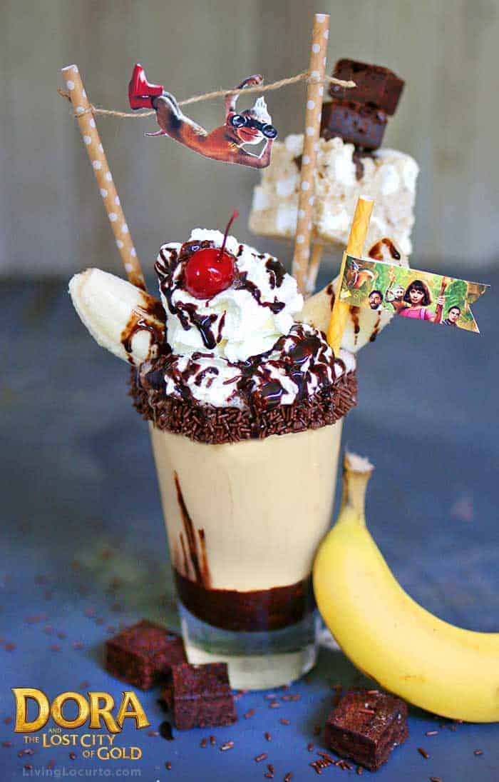 Banana Freakshake - Dora Party Ideas - Living Locurto