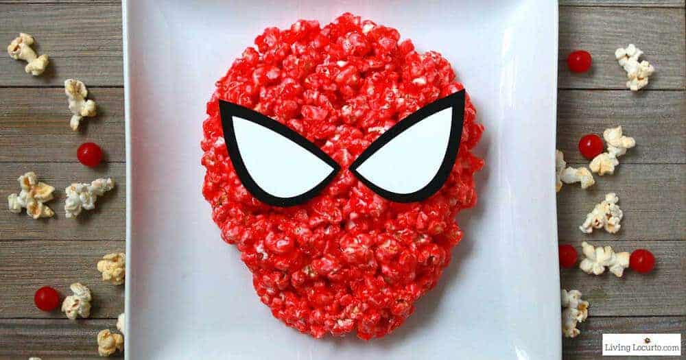 Spiderman Candy Popcorn Recipe - Living Locurto