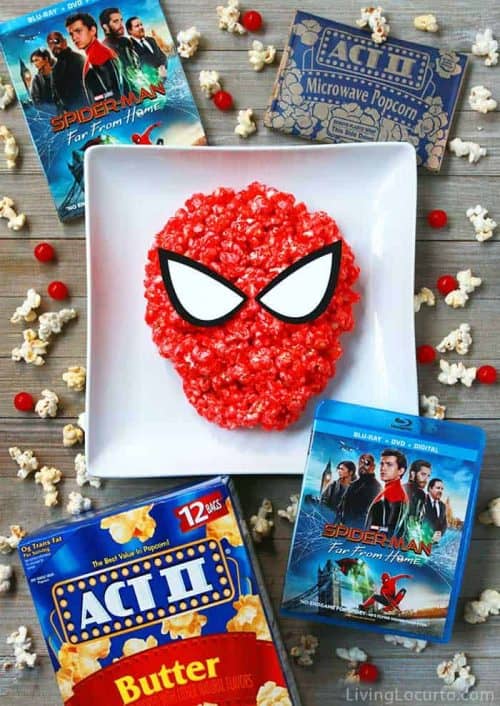 Spiderman Candy Popcorn Recipe - Living Locurto