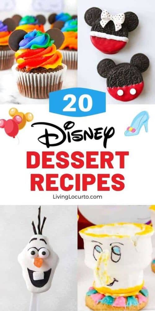 20 Darling Disney Themed Desserts - Living Locurto