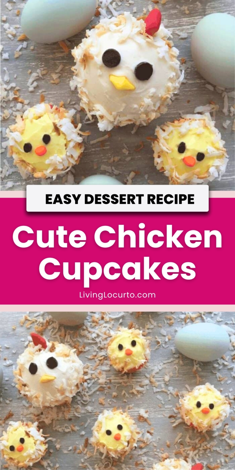 Cute Chicken Cupcakes – Fun Desserts for Easter or Birthdays