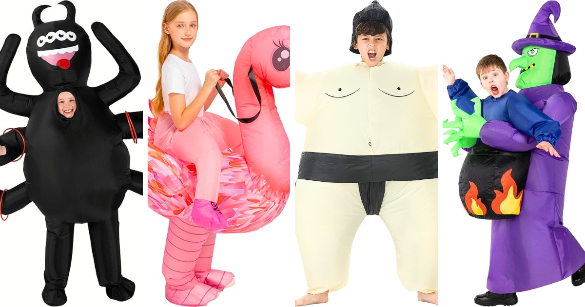 13 Funniest Inflatable Halloween Costumes for Kids in 2025