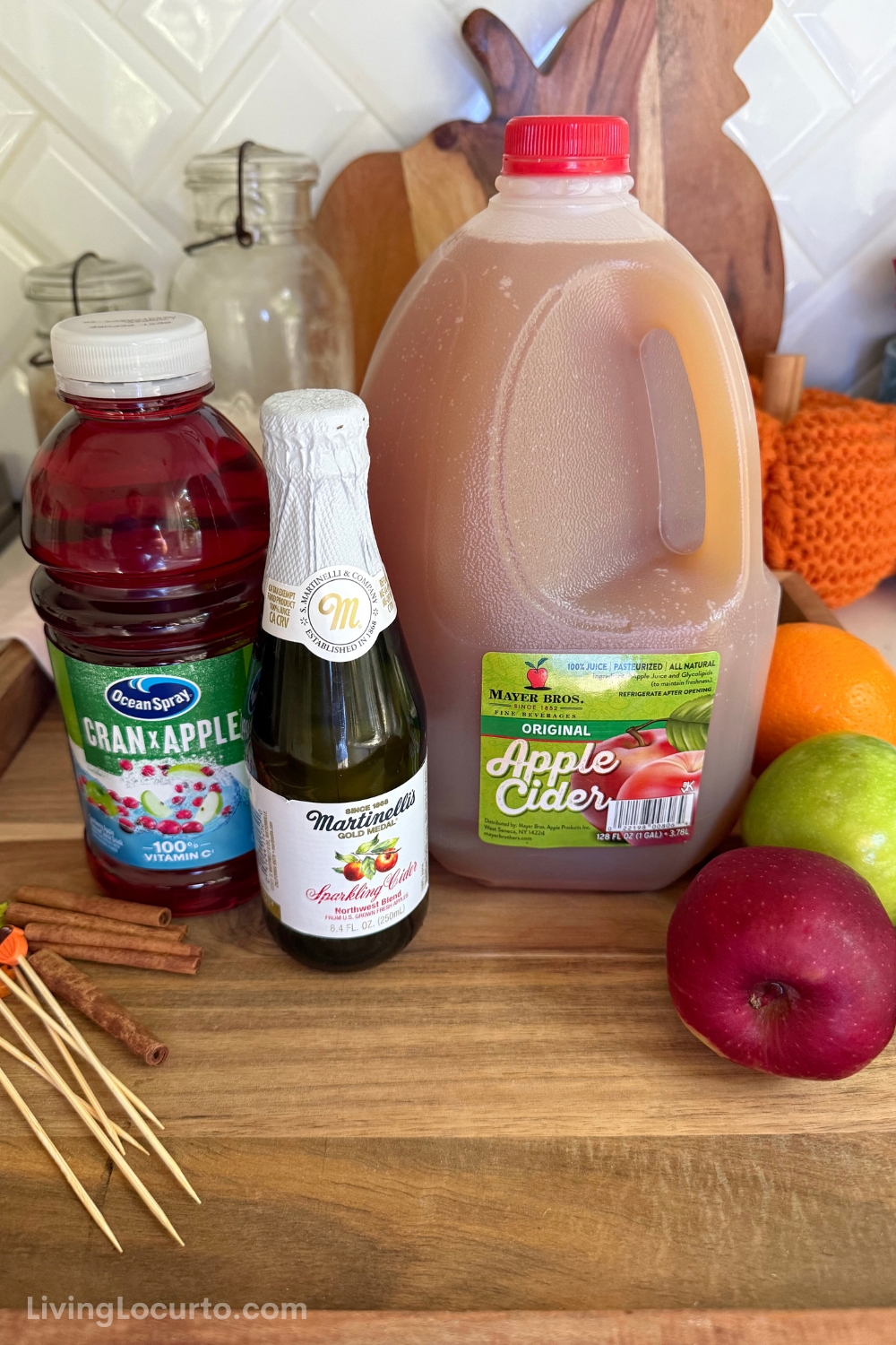 Apple Cider Punch Buckets - Cozy Fall Drink - Living Locurto