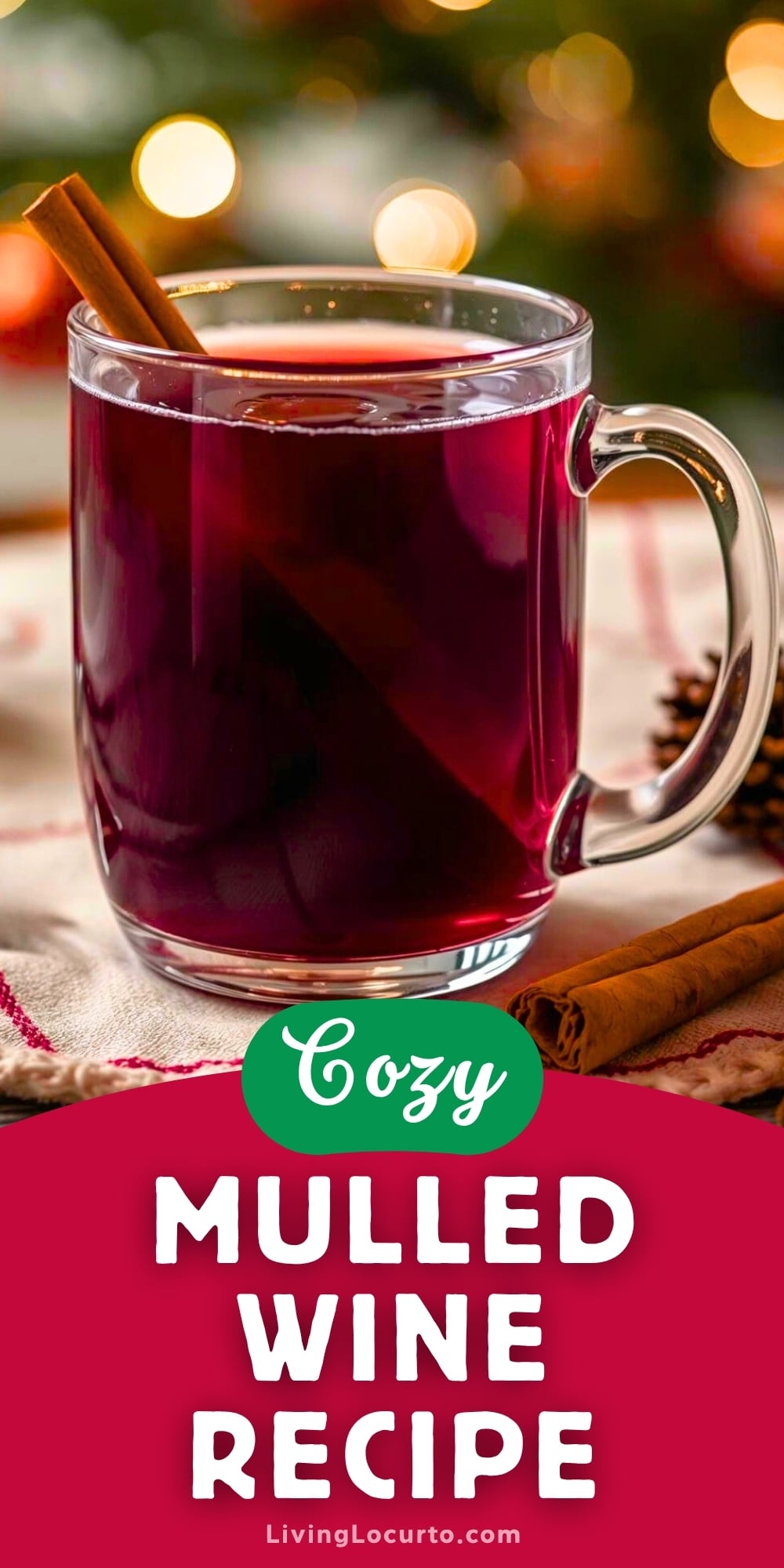 Easy Holiday Mulled Wine - Living Locurto - Cute Party Food, DIYs & Fun ...